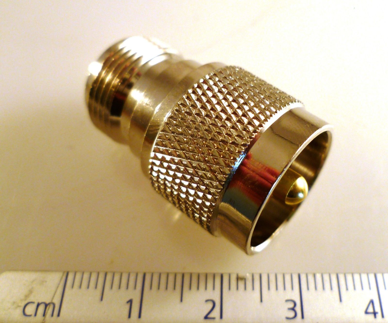 N Type Socket to PL259 Plug Adapter PTFE Ins Gold Plated 50Ω OM1114X ...