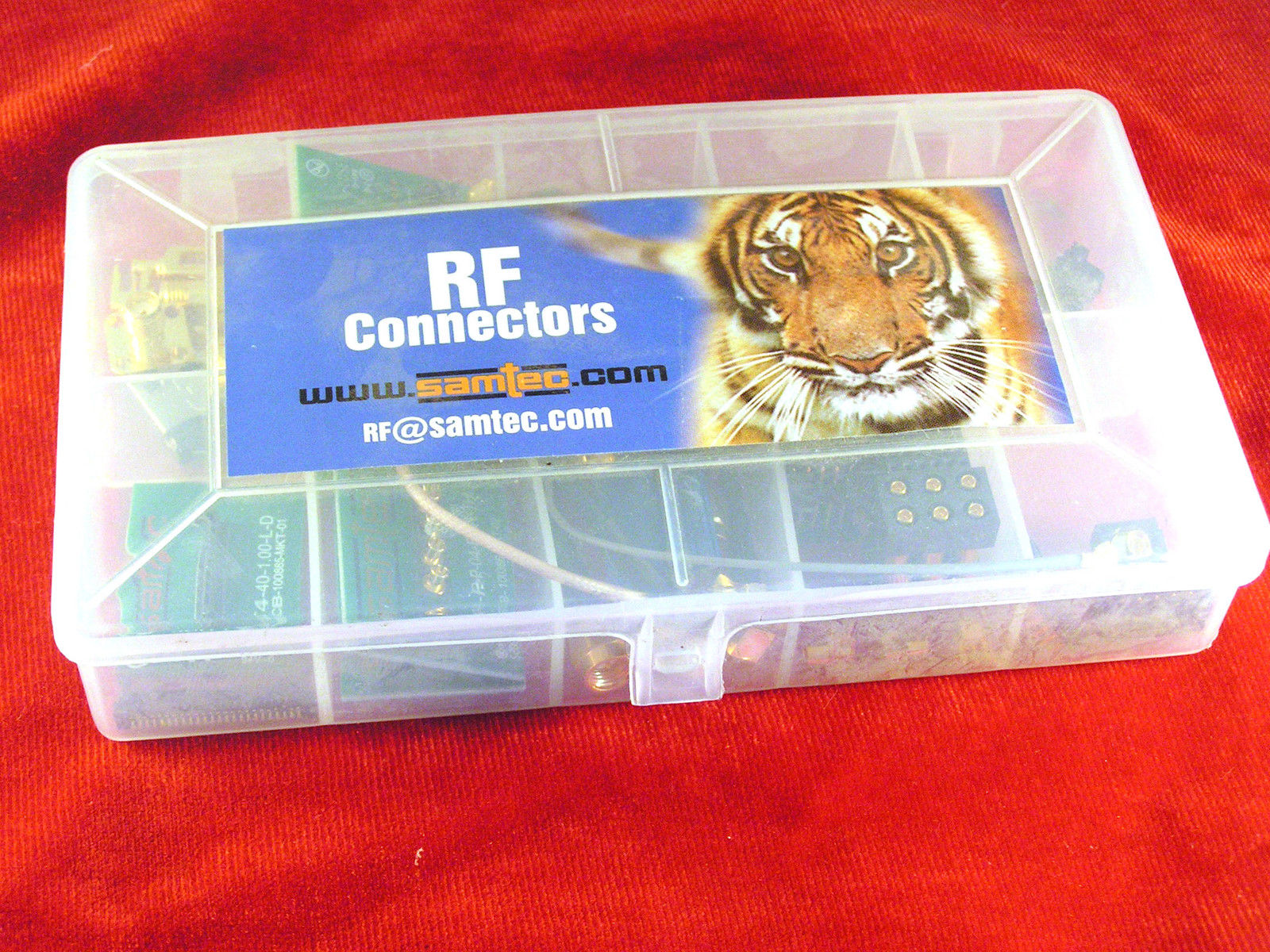Samtec RF Connector Sample Kit SMA & PCB Mount Gold Plated 30 pieces ...
