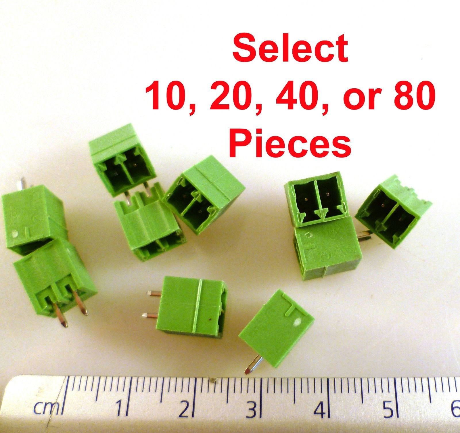 Taicom TBP302CVC 3.5mm 2 Way Green Closed Straight PCB Plug MBL3-44 ...
