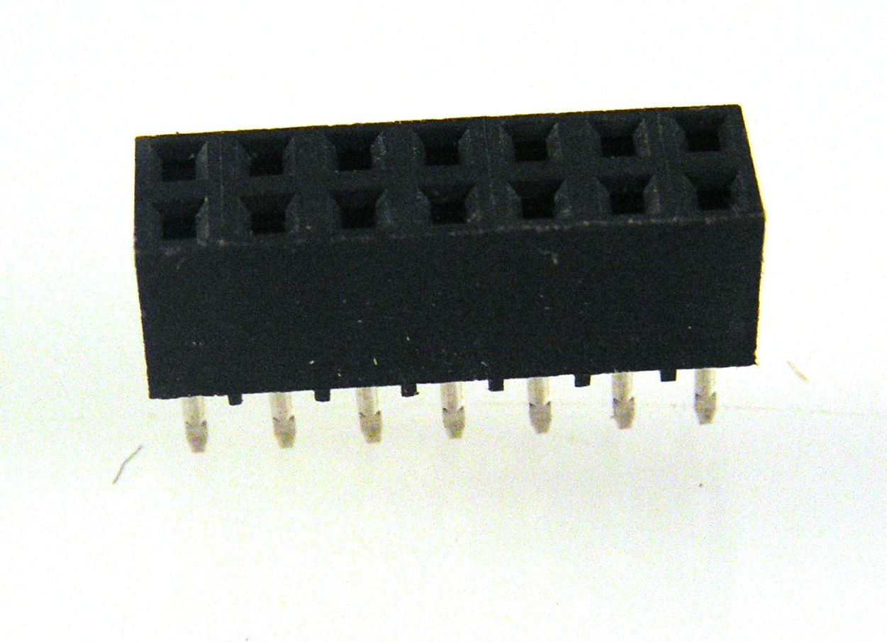 PCB Vertical Mount DIL Socket Range 4 to 30 Way 2.54mm Pitch 5 Pieces EB0029 | Rich Electronics