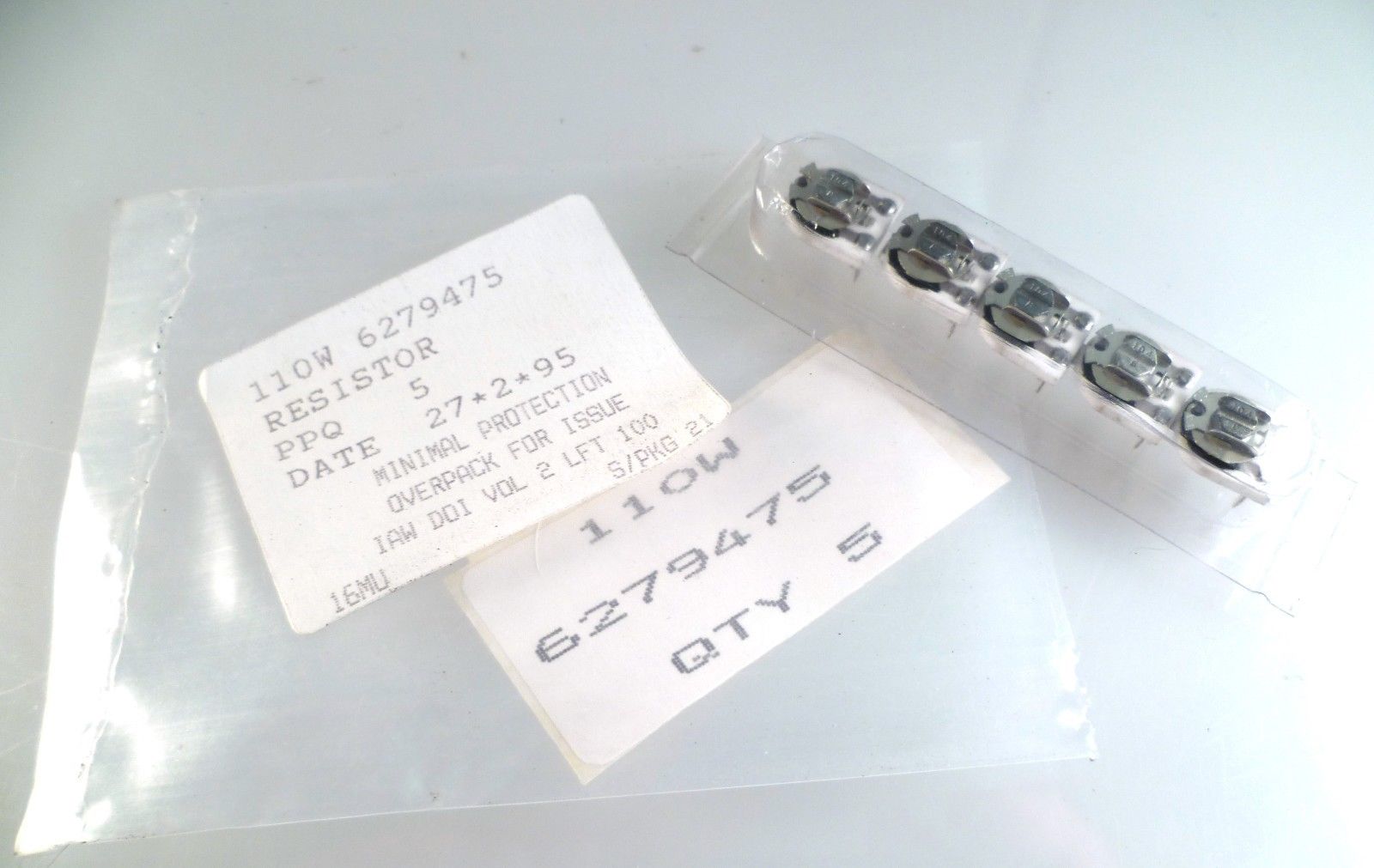 Bourns 10k Ohm Horizontal Preset Potentiometer 'Mispec' 5 Pieces MBL1 ...