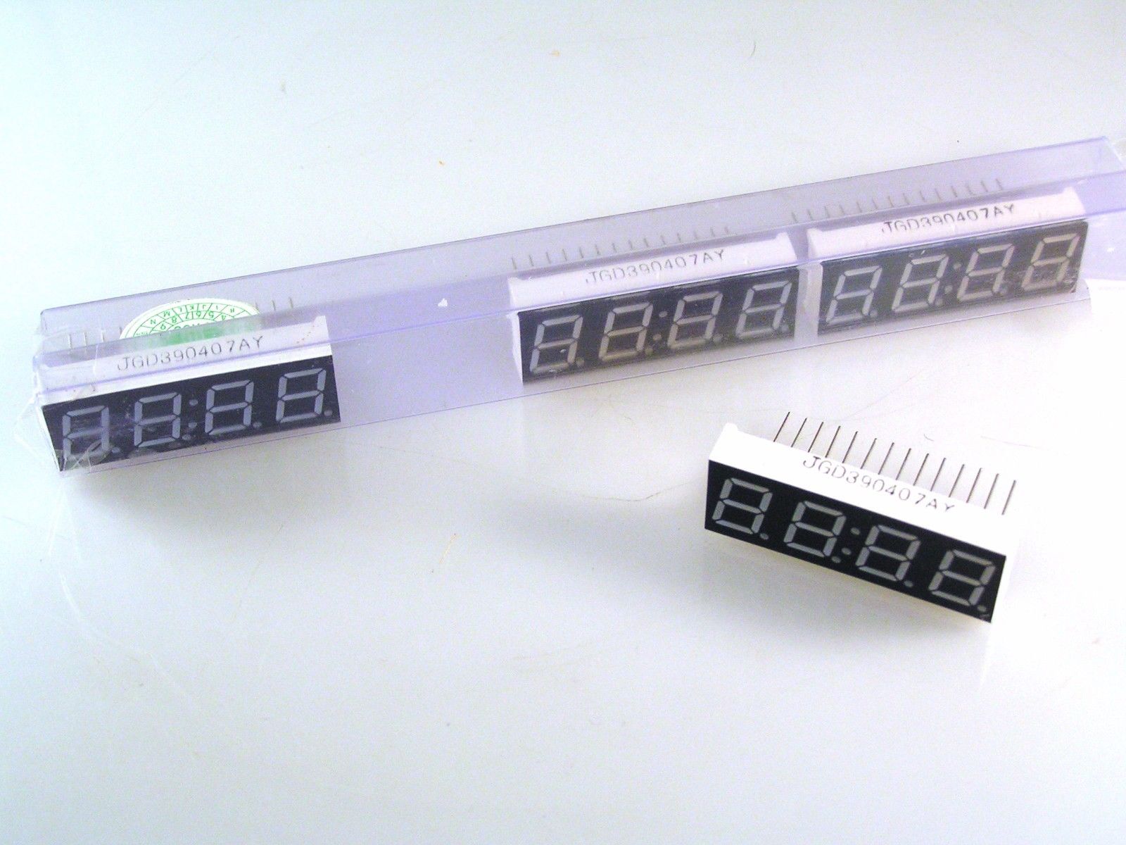 JGD390407AY 7 Segment LED Display 4 Digit .56inch Common Anode 4 Pieces ...