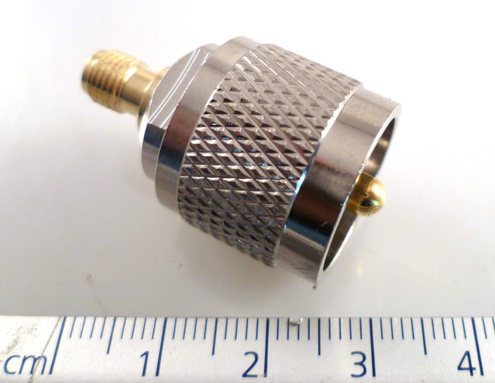 PL259 Plug to Gold Plated SMA Socket Adapter 50 Ohm OM1114F | Rich ...