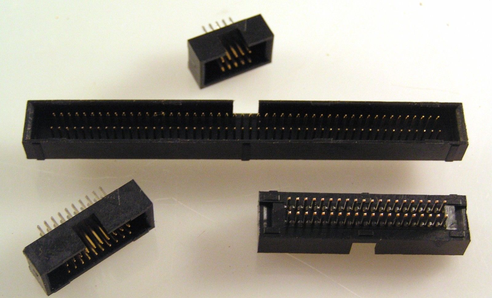 Boxed Header Plug Notched 1.27mm Pitch 10 to 100 Way Range 2 Pieces ...