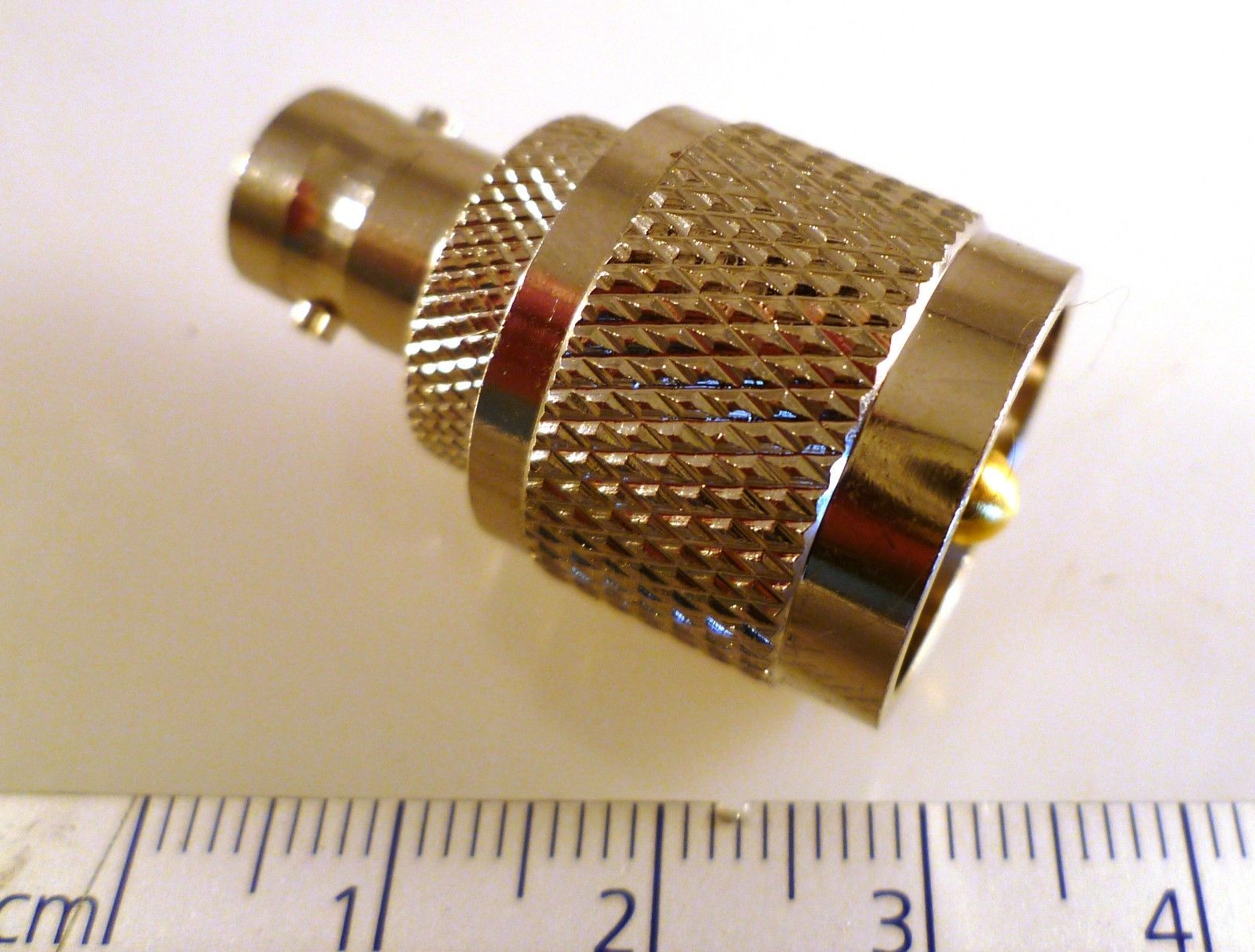 BNC Socket to PL259 Adapter 50 Ohm PTFE Insulator Gold Pins OM1114W ...