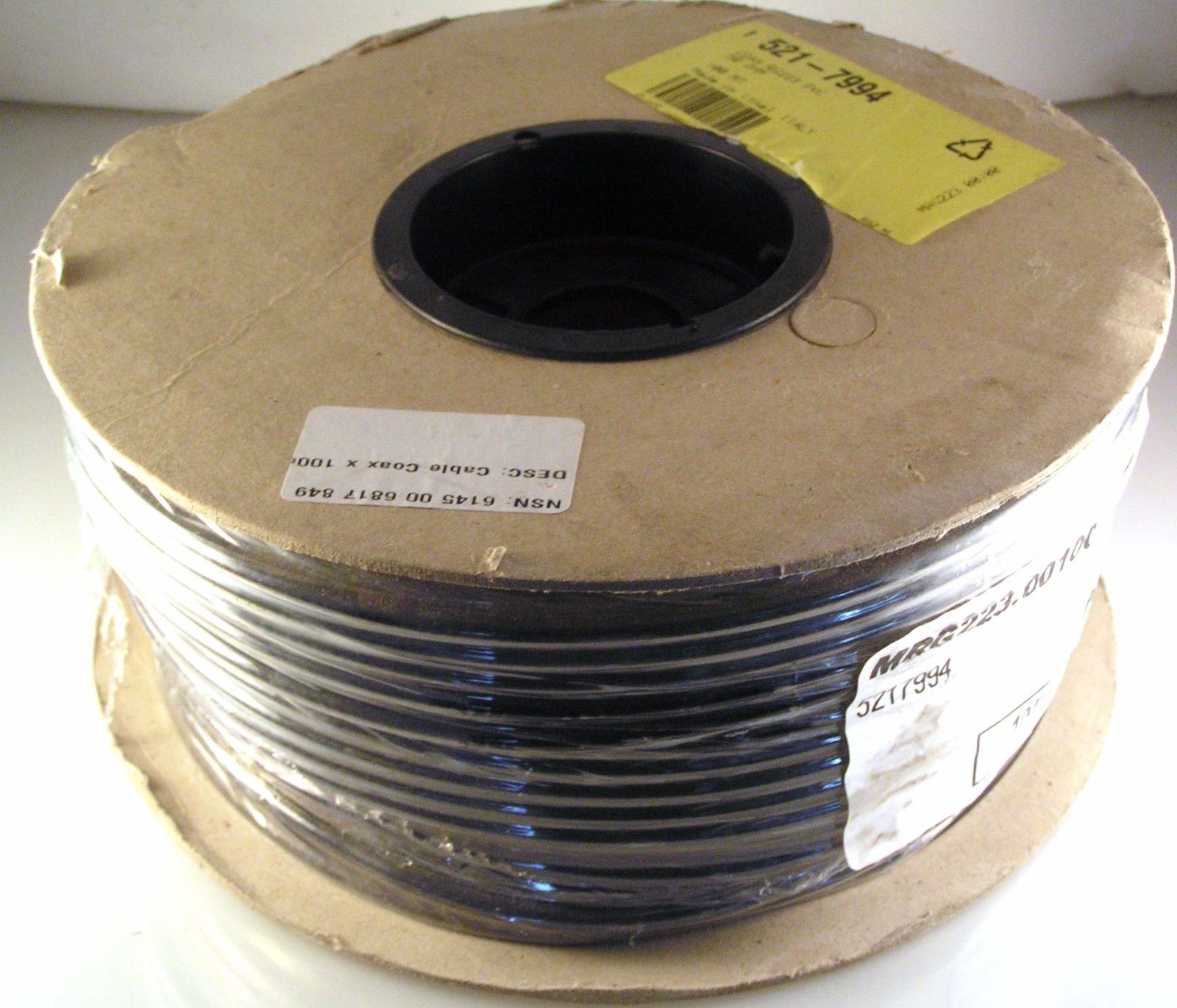 Belden Series MRG223 (RG223/U) 50 Ohm Silver Plated Coax 100Mtr OM0747B ...