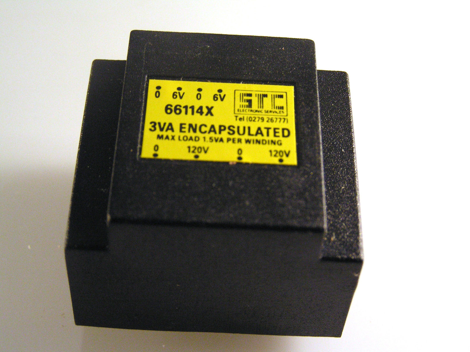 STC Transformer Type 66114X 3VA Primary 0-120 0-120V Secondary 0-6v 0 ...