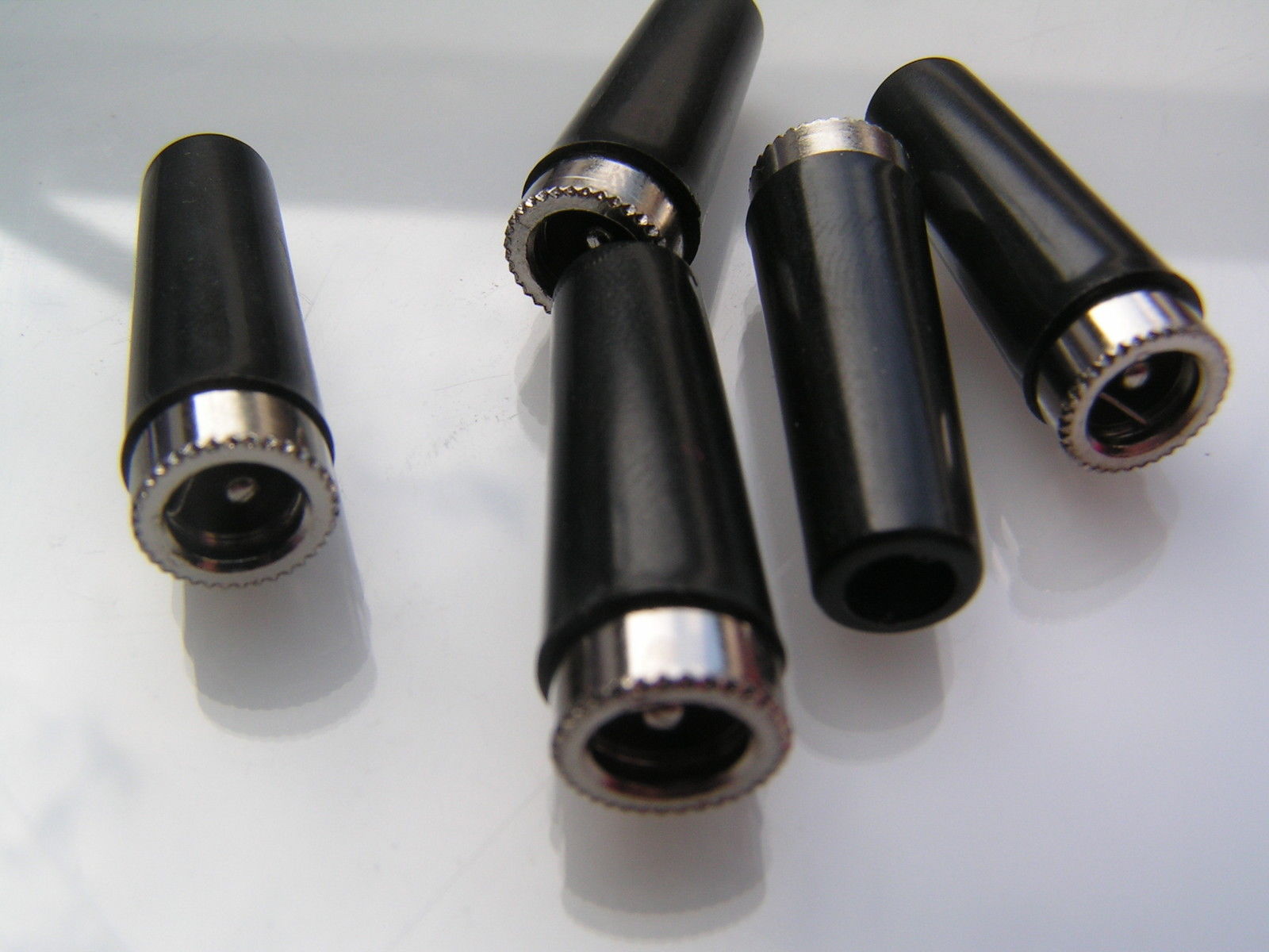 Standard 5.5mm In-line Jack Socket with 2.1mm Centre Pin 5 Pieces ...