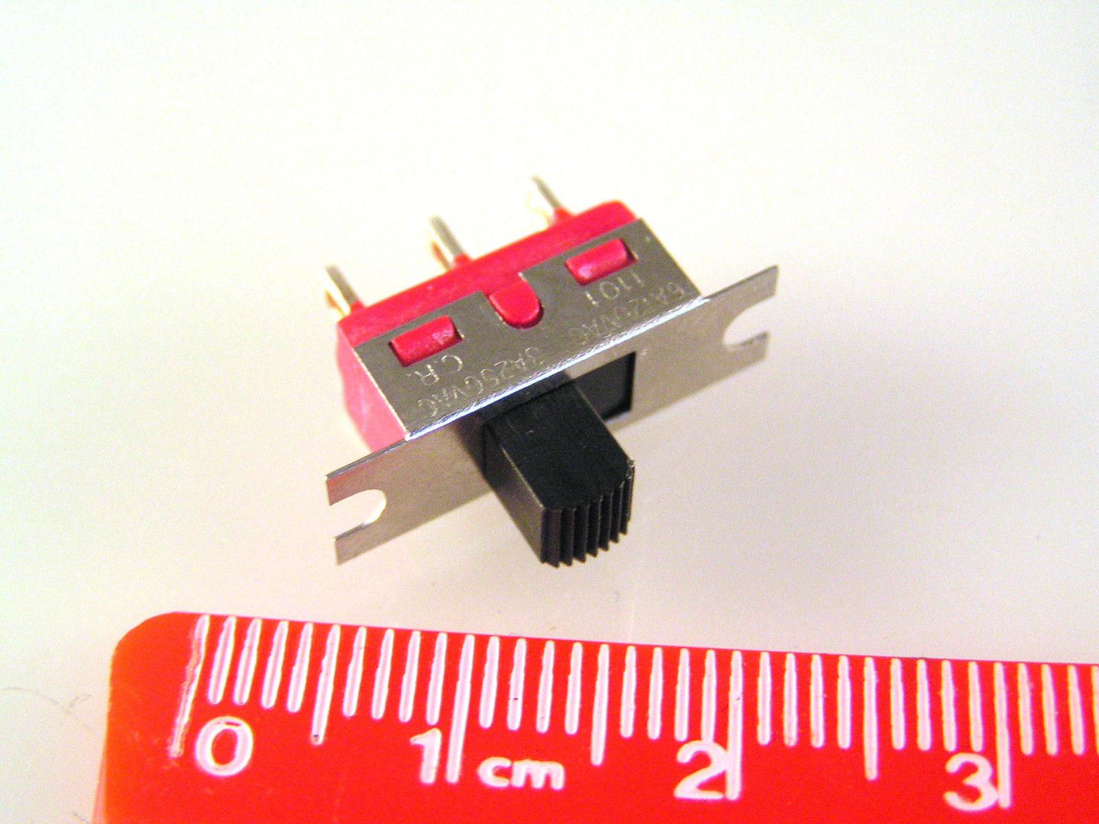 C K 1101 Slide Switch Panel Mount Single Pole On/None/On 3A 250V ...