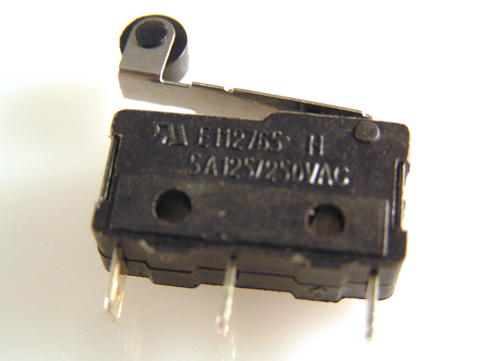 NTE E112765 Micro Switch Lever / Roller Action SPCO 5A 125/250V OM0627 ...