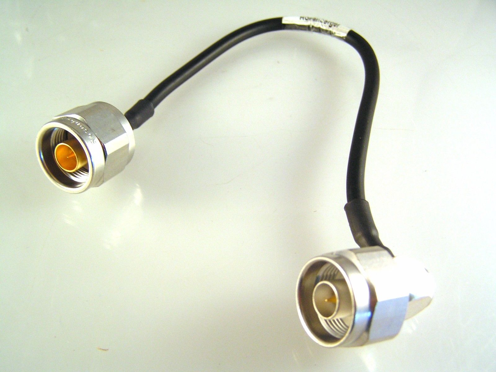 N Plug Straight to R/Angle 50 Ohm 210mm Flexiform Lead OM0769 | Rich ...