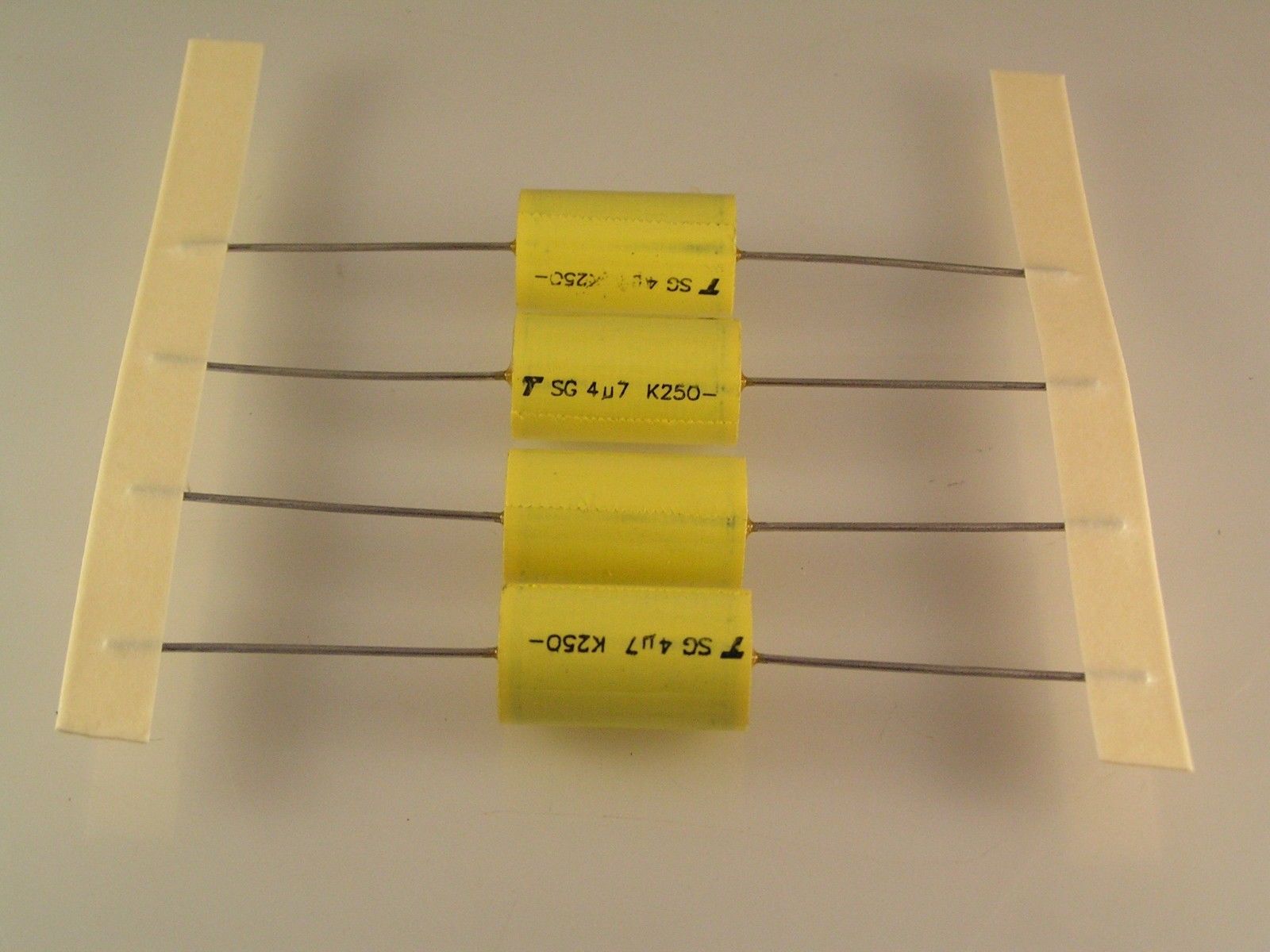 TPC SG274G0475KEN 4.7uf 250V Axial Metalised Poly Film Capacitor ...